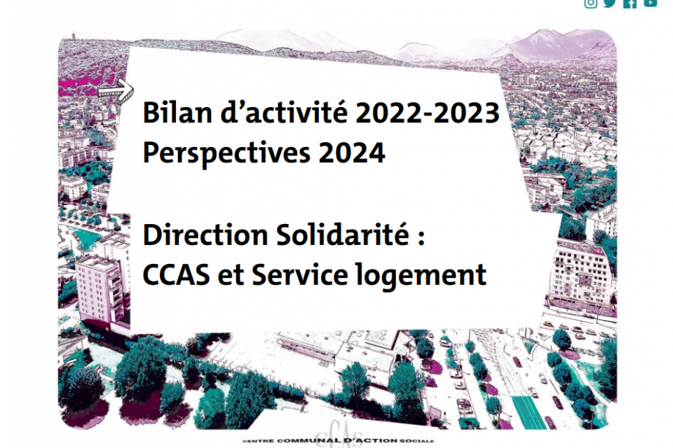 Découvrez le bilan d'activité du CCAS | Echirolles